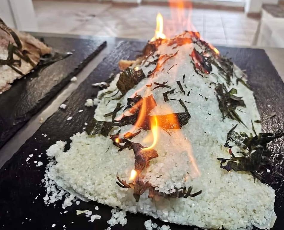 Fish in salt Crust - Spiaggia Bianca